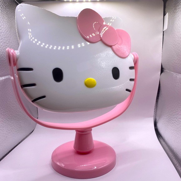Hello Kitty | Accessories | Hello Kitty Pink Vanity Stand Mirror Sanrio ...